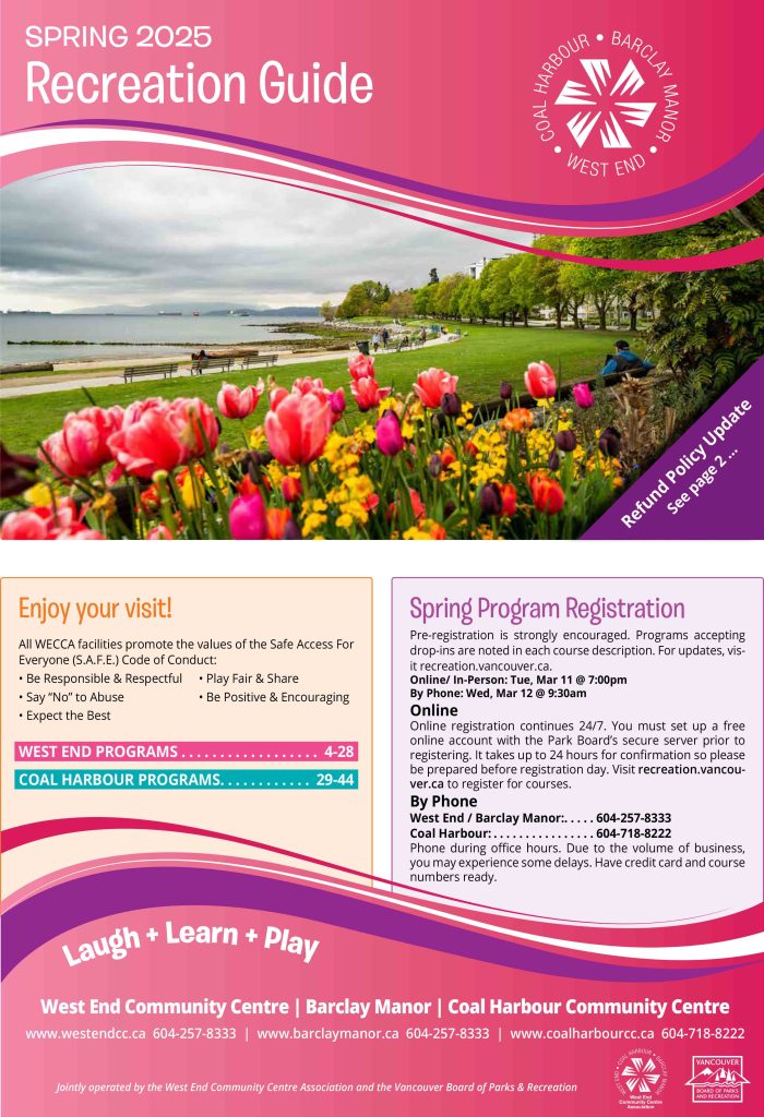 View our Spring Recreation Guide 2025 • West End Community Association